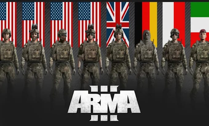 Develop arma 3 scenario missions, arma 3 model reskin, arma reforger ...