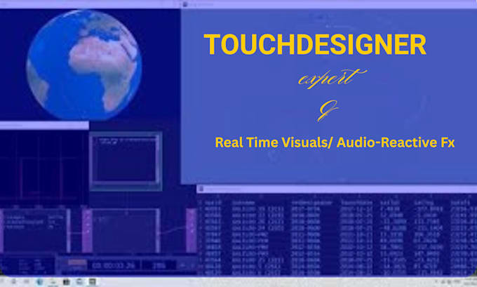 Create stunning real time visual and interactive system in touchdesigner by Vic_mercy1 | Fiverr