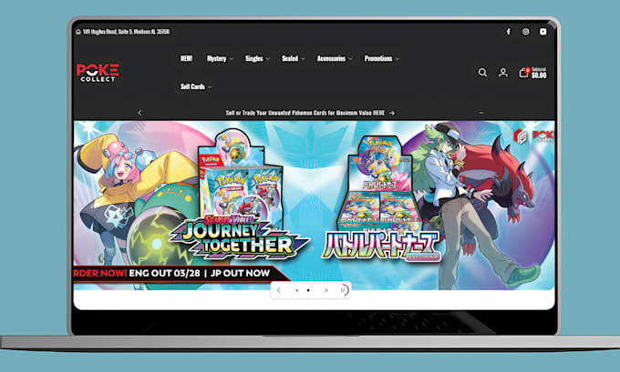 Build pokemon website card store trading card pokemon store pokemon ...