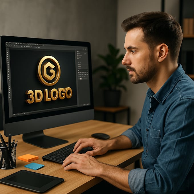 Convert your logo into a stunning 3d design by Twinklevibes | Fiverr