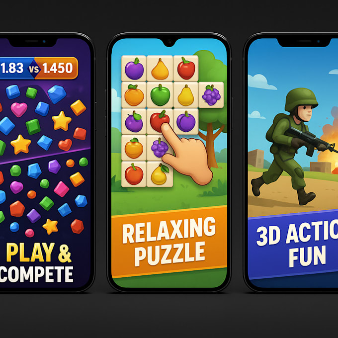 Develop or program 2d 3d unity games for android ios web and pc 3dunity game by Garryrichie | Fiverr