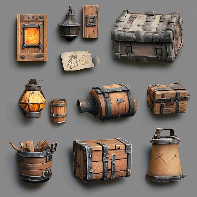Do props and objects for your game by Dandreaens | Fiverr