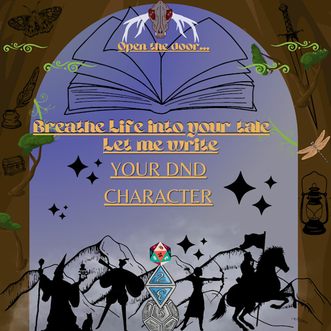 Write your dnd character backstory by Storypogus | Fiverr