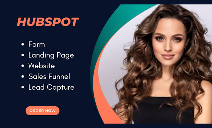 Setup hubspot lead capture form, design hubspot landing page, website ...