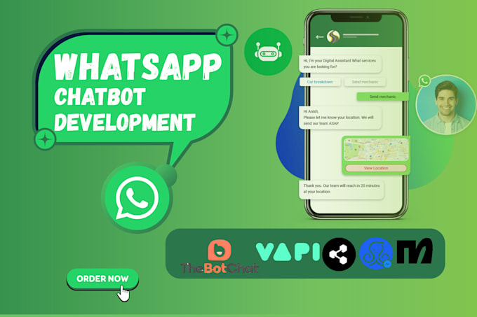 Build custom ai agent whatsapp chatbot n8n botpress manychat whatsapp ...