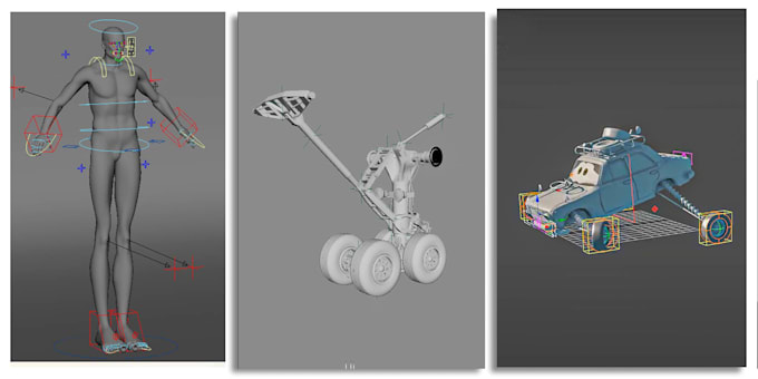 Rig any 3d models in maya for animations and game engines by ...