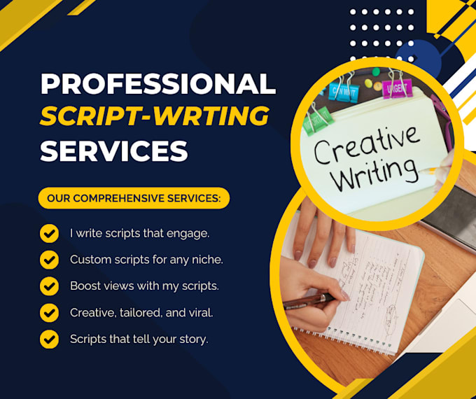 Write custom youtube scripts for viral content by Amanintekhab1 | Fiverr