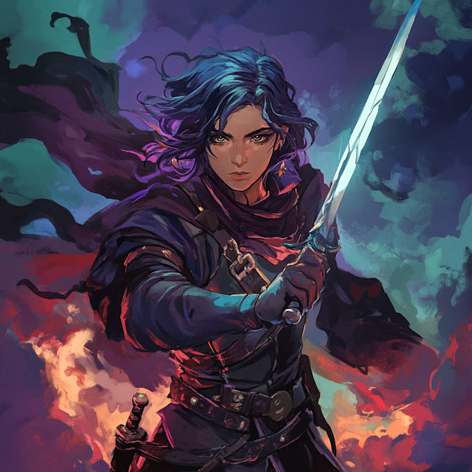 Dnd character art and dnd character art by Warteeeoc | Fiverr
