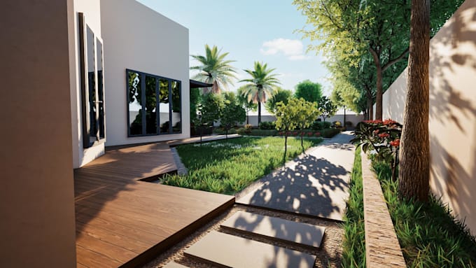 Create a custom 3d landscape design with detailed plans by ...