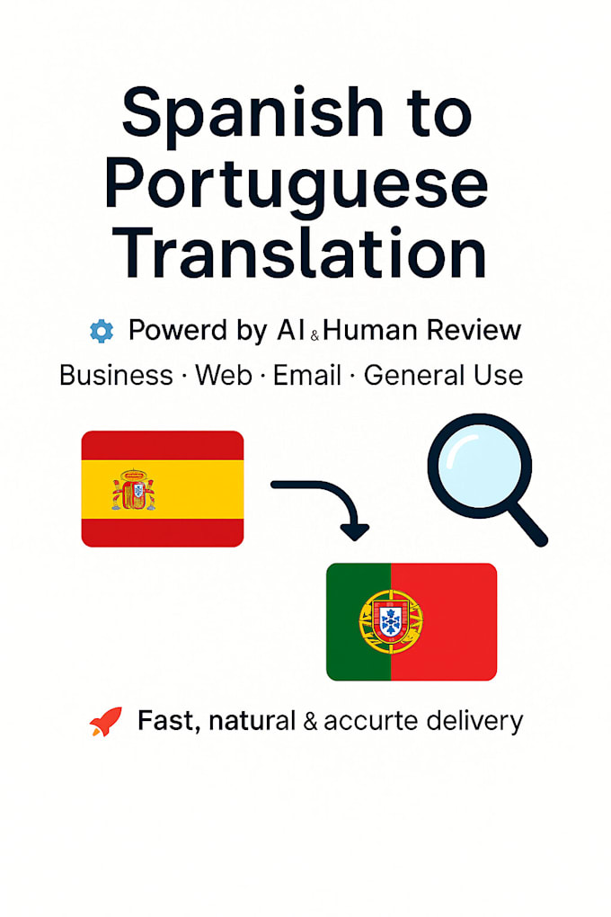 Translate spanish to portuguese with ai and human review by Scastrillon ...