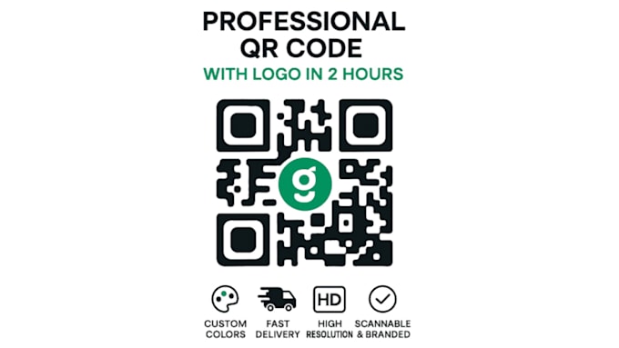Create custom qr code design with your logo by Charles_hellman | Fiverr