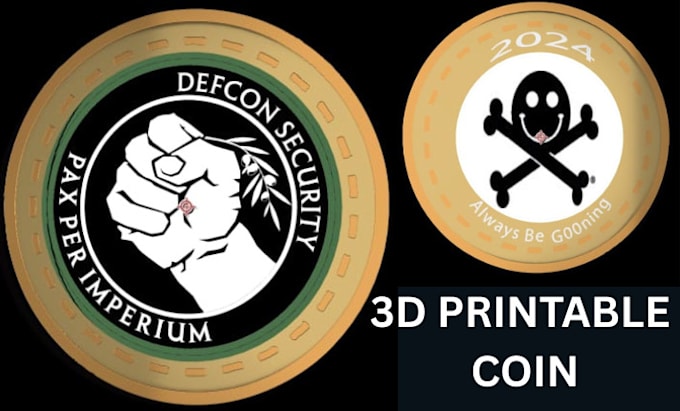 Design 3d printable coin model, bas relief, crypto coin, stl for ...