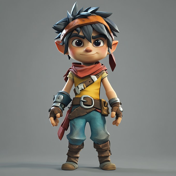 Draw illustration, character, concept art in realistic style by ...