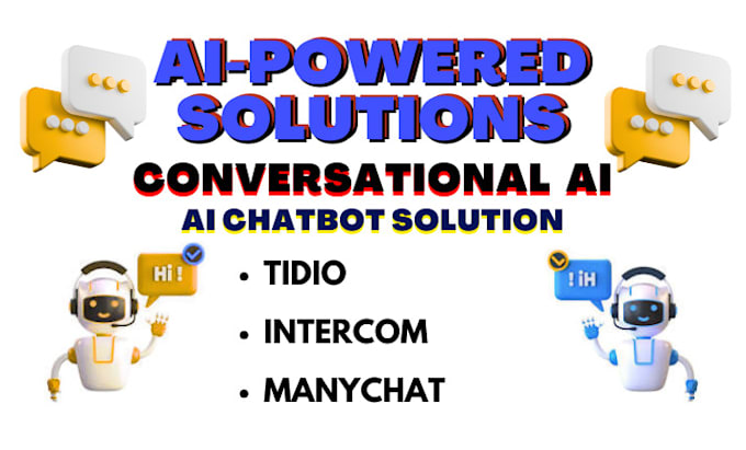 Build ai chatbot solution with tidio manychat intercom gorgias by Shopify_neer | Fiverr