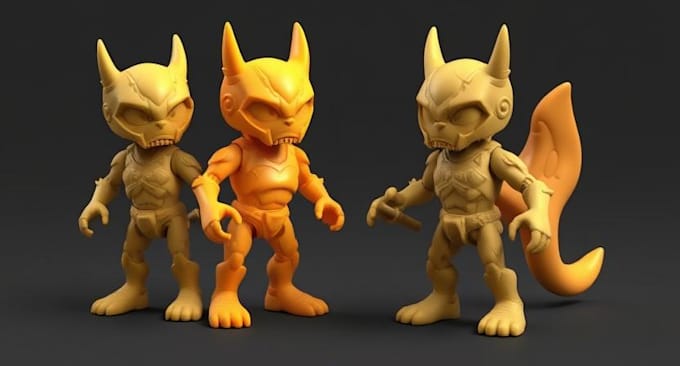 Create 3d toy design, 3d action figure, 3d model, toy prototype, stl 3d printing by Eddys_art ...