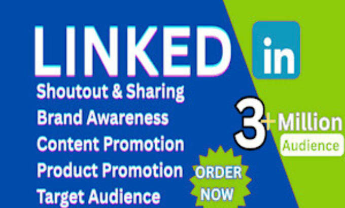 Share your content or link with 10k linkedin audience with a custom ...