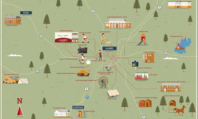 Design custom vector or 3d isometric maps for events, cities, and venues by Bettywebdev | Fiverr