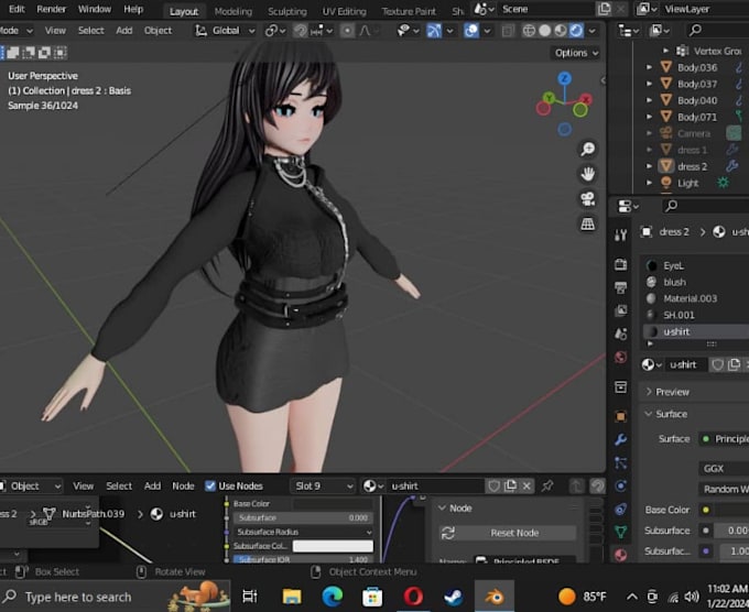 Edit and create you custom vrchat avatar furry avatar 2d image to ...