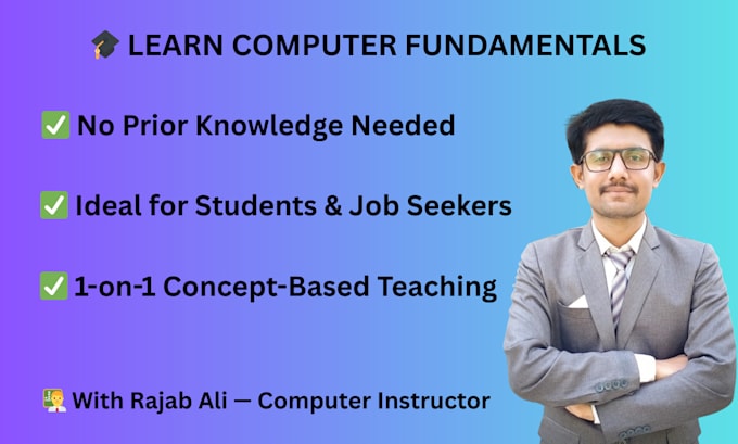 Teach computer fundamentals, hardware, and networking basics by Rajab ... Teach computer fundamentals, hardware, and networking basics by Rajab ...