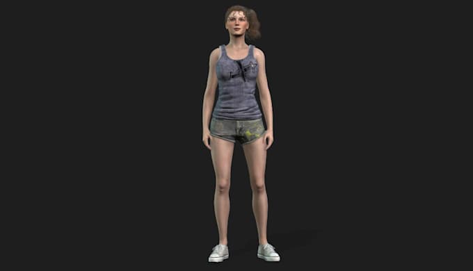 Fix ue 3d character,3d realistic character model,rig 3d,convert 3d file ...