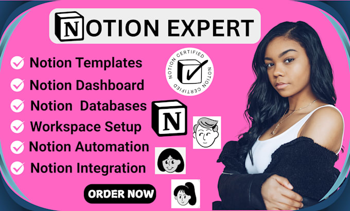 Do notion, notion template notion expert notion dashboard workspace automation by Babalola ...