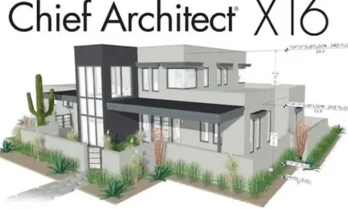 Design house plan, 3d floor plan and rendering by chief architect by ...