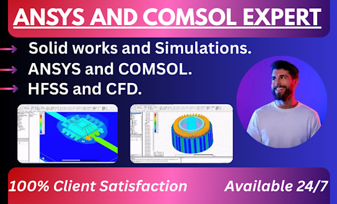 Do cfd, fea and hfss with ansys and comsol by Maliktalha710 | Fiverr