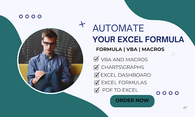 Do excel formula, vba, macro, google sheet and custom spreadsheet template by Joesmith989 | Fiverr