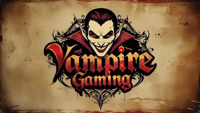 Make modern vampire gaming logo with unique creative concepts by Meghan ...