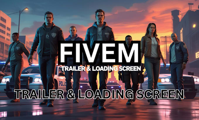 Vidéo d'introduction de gta 5, bande-annonce de fivem, écran de ...