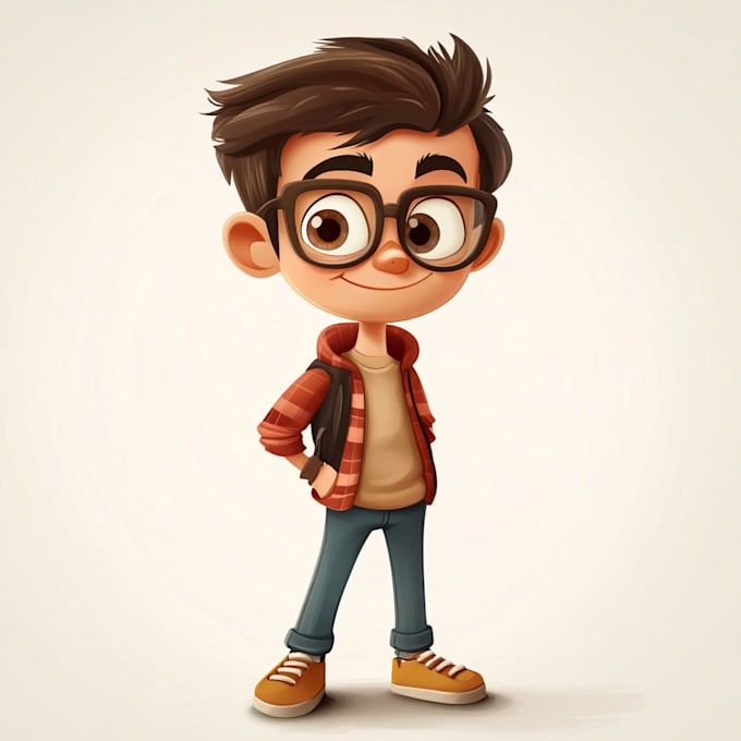 Design a 2d cartoon character by Peansoot | Fiverr
