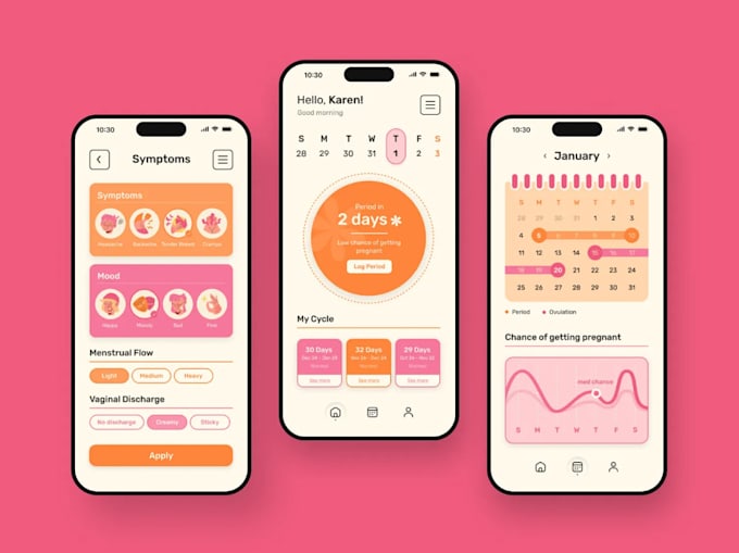 Develop ovulation tracker app, track anything app, tracking app by ...