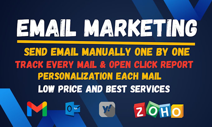 Manual email sending with personalization for inbox delivery by Ashikul_islam19 | Fiverr