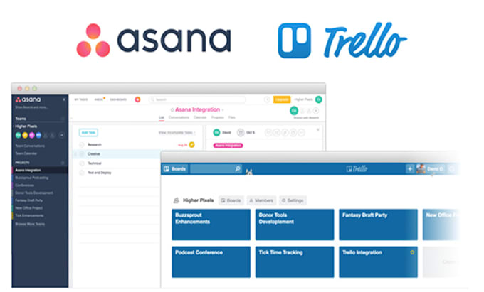 Setup and automate your asana and trello workflow by Gift_exp01 | Fiverr