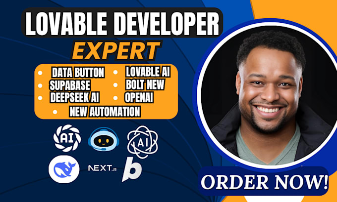Build full ai saas app with lovable ai, deepseek, supabase and react by Ekene_0005 | Fiverr