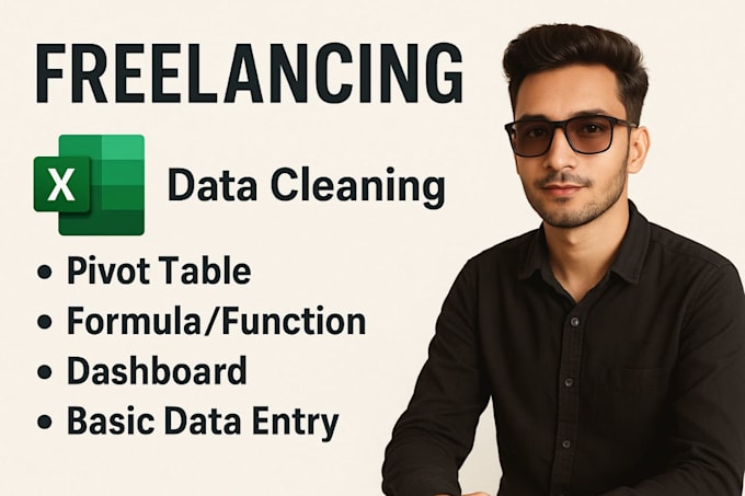 Do excel data cleaning, data entry, and create dashboards by Excelwithshadab | Fiverr