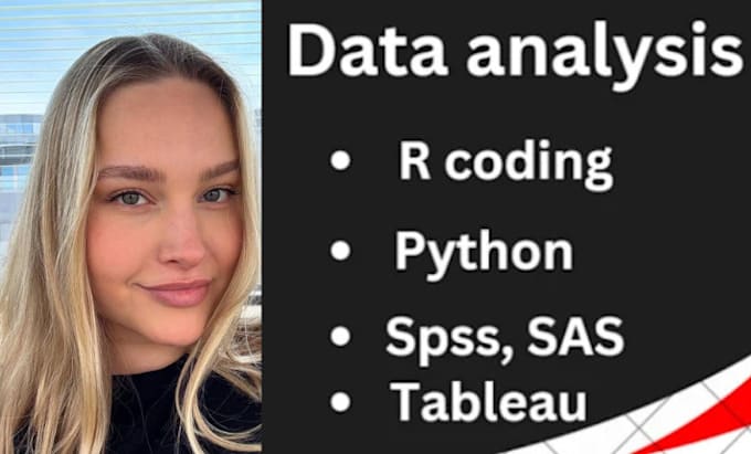 Do data science, data analysis in r , rstudio, python, spss and sas by Andrea54anna | Fiverr