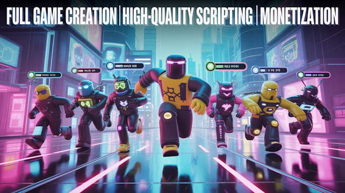 Develop engaging roblox game with custom scripts, map design by Pel_nelson | Fiverr