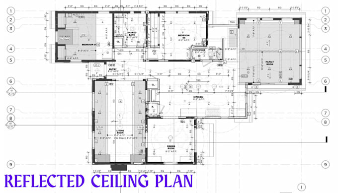 Do reflected ceiling plans, furniture layouts, window schedule permit drawings by Muyiwaiii | Fiverr