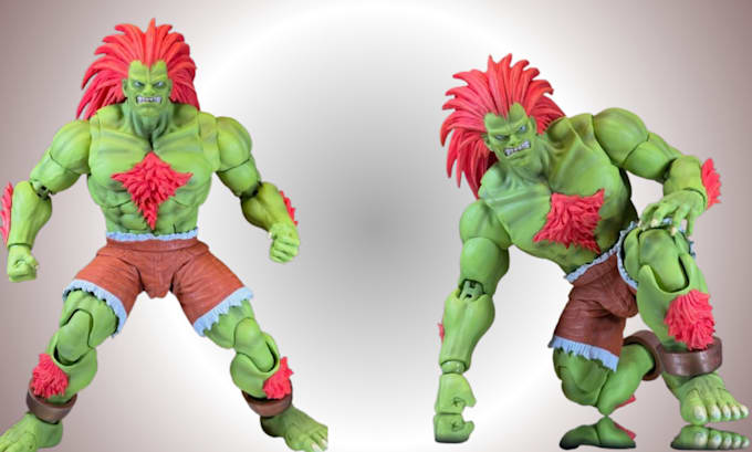 Sculpt 3d articulated action figure 3d action figure 3d toy model 3d ...