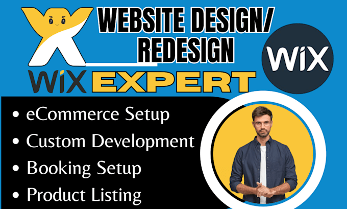 Create wix portfolio business website design redesign wix dropshipping ...