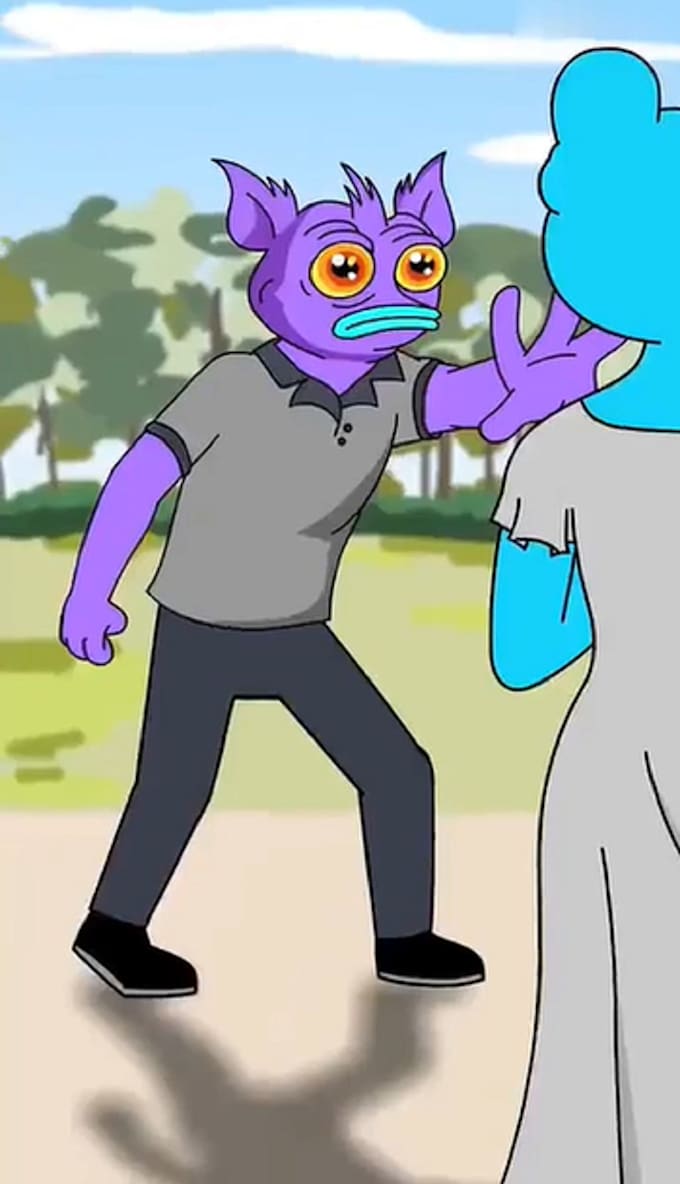 Make 2d meme coin video meme animation draw memecoin illustration art ...