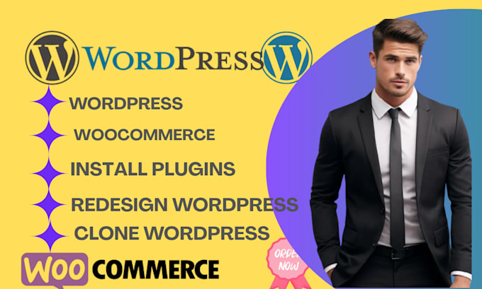 Build redesign clone fix wordpress website wordpress seo woocommerce website by Jordan_silas ...