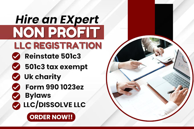 Register non profit, llc, file 501c3, form 1023ez reinstate 501c3 tax ...