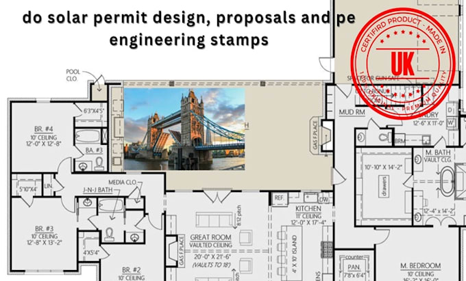 Do solar permit design, proposals and pe engineering stamps by Grovertech | Fiverr