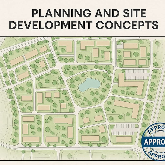Create urban planning and site development concepts with stamp by ...