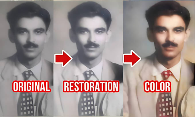 Restore, edit, colorize, bring life into old photo on photoshop by ...