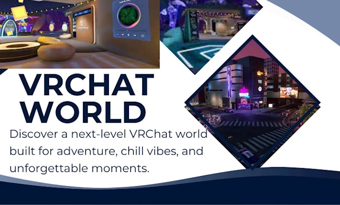 Create, upload vr chat world vrc world vr world metaverse world 3d environment by Bemzee | Fiverr