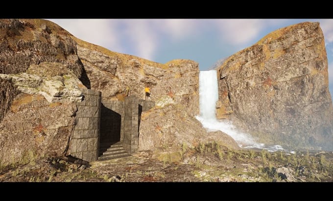 Make 3d game environment procedural terrains game map unreal unreal5 environment by Vitinhaa ...