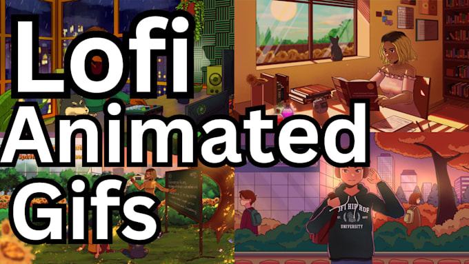 Animate any image, lofi loop, twitch streamer video, anime picture ...